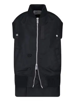 SACAI Sacai Sleeveless Padded Bomber Vest