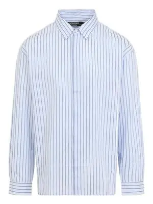 Jacquemus Long Sleeve Cotton Shirt - Blue