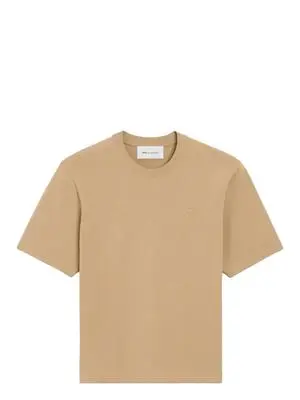 AMI Paris Tonal Embossed Of Coeur T-shirt - Masticbeig