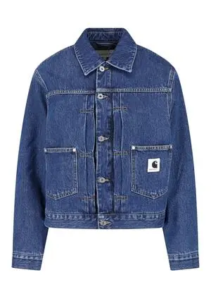 Carhartt Work In Progress Denim Trucker Jacket - Blue