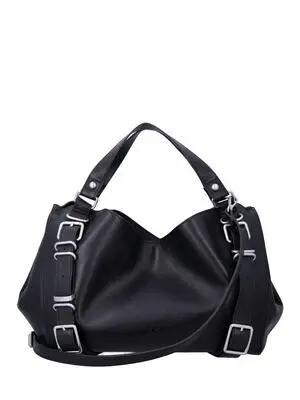 DIESEL® Diesel Leather Hobo Shoulder Bag With Adjustable Strap