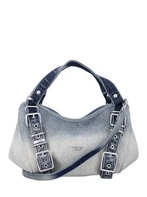 DIESEL® Diesel Denim Shoulder Bag With Adjustable Strap Denim