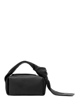 ALLSAINTS Effie Knot Micro Leather Bag - Black