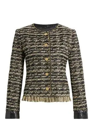 Kobi Halperin Jordan Tweed Jacket - Black Multi