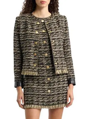 Kobi Halperin Jordan Tweed Jacket - Black Multi