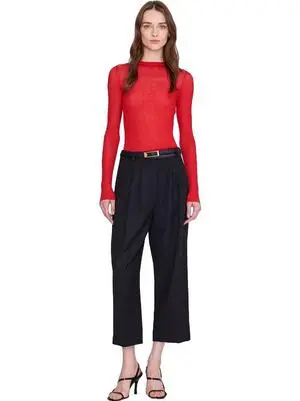 ANINE BING Tiana Sweater - Tango Red