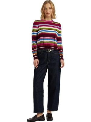 Chinti & Parker Merino Stripe Sweater - Multi