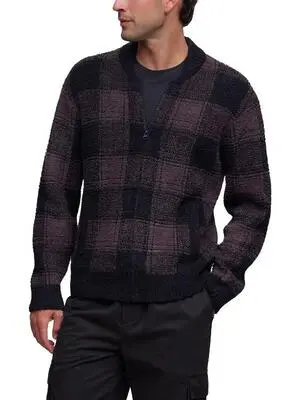 BAREFOOT DREAMS Cozychic Plaid Bomber Jacket