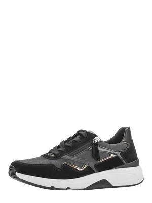 Gabor Eden Leather Sneaker - Black