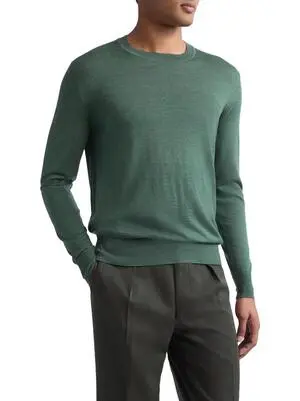 J. MUESER Wish Merino Wool Sweater - Olive