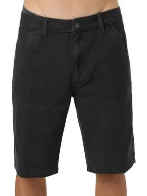 O'Neill Og Double Knee Cotton Canvas Carpenter Shorts - Phantom