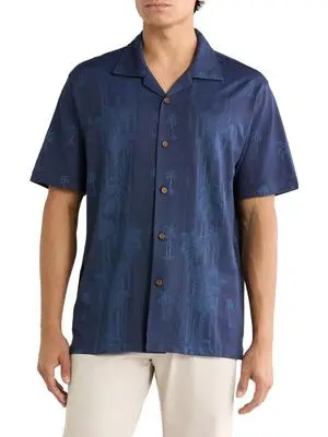 Tommy Bahama Palm Fresco Islandzone® Camp Shirt - Blue Note