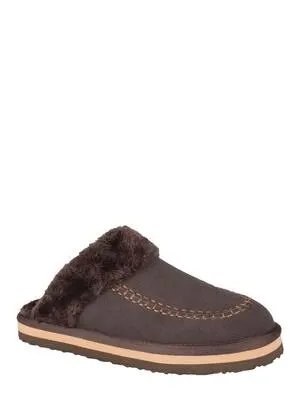 BARETRAPS Justina Clog Slipper - Dark Brown
