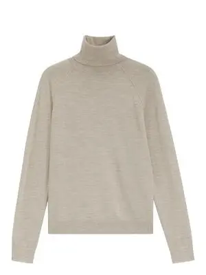 BOSS Slim-fit Turtleneck Sweater In Extra-fine Merino Wool