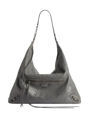 Balenciaga Le City Hobo Bag Large Grey