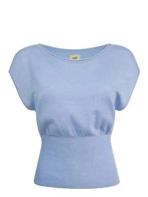 ODDLI Dolman Knit Top - Light Blue