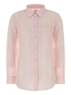 BURBERRY Burberry Women Pink Cotton Shirt