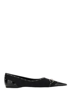 Gucci Gg Fabric Loafers - Black