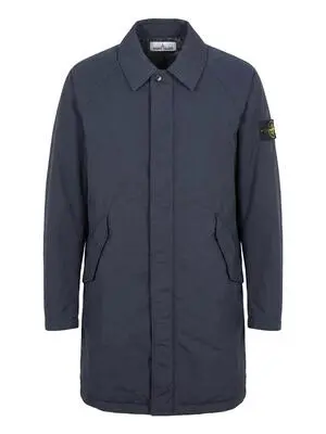 Stone Island Micro Twill Long Coat - Multicolor