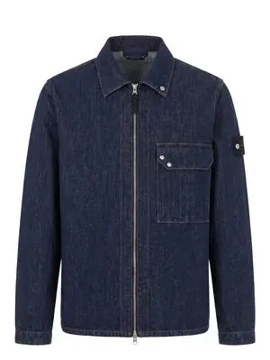 Stone Island Indigo Denim-rinsed` Shirts - Multicolor