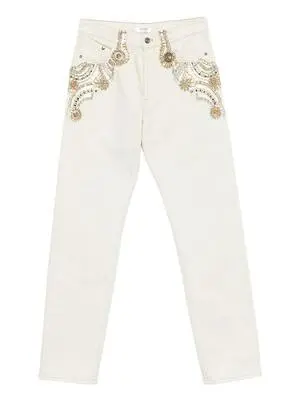 Versace Versace Blue Denim - Straight-Leg Jeans Women Blue