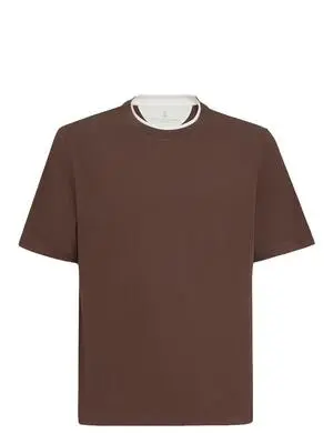 Brunello Cucinelli T-shirts & Vests T-shirts - Brown