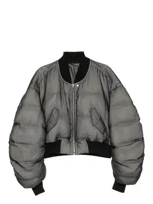 Rick Owens Grey Jackets Cropped Jackets - Gray