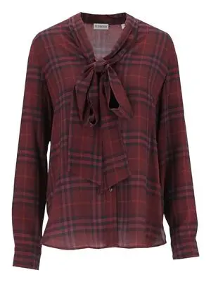 Burberry Crêpe De Chine Blouse - Multicolor