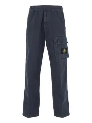Stone Island Utility Cargo Trousers - Blue