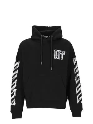 Off-White Motion Arrow Skate Hoodie - Black