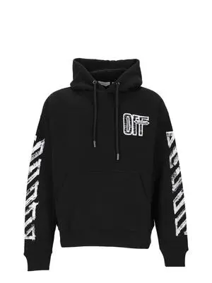 Off-White Motion Arrow Skate Hoodie - Black