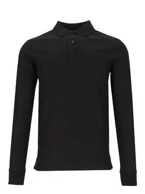 Burberry Long-sleeve Polo Shirt - Black