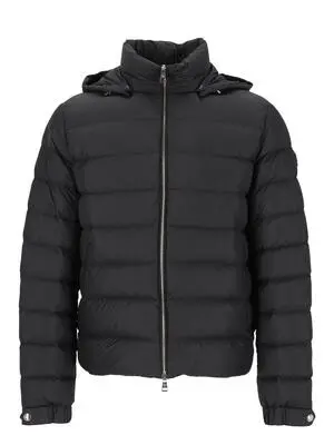 Moncler Arneb Short Down Jacket With Hood - Black