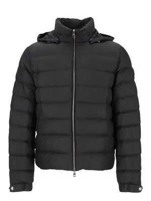 Moncler Arneb Short Down Jacket With Hood - Black