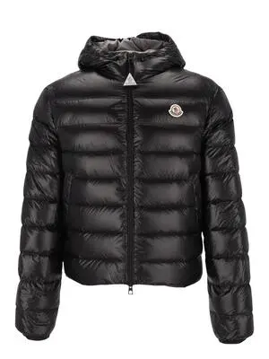 Moncler Forzo Short Packable Down Jacket With Hood - Black