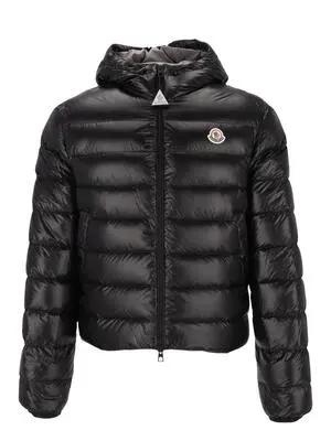 Moncler Forzo Short Packable Down Jacket With Hood - Black