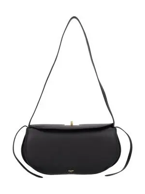 Celine Hot Dog Bag - Black