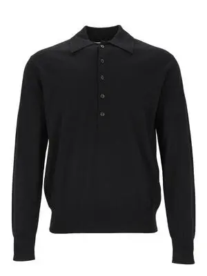 DRIES VAN NOTEN Dries Van Noten Men Muano Wool Polo Shirt
