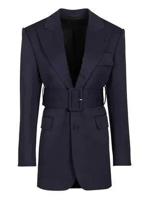 Celine Column Jacket - Blue