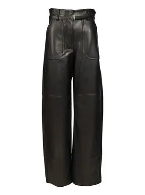 Sportmax Nappa Trousers - Black