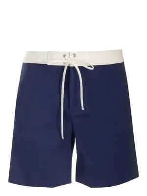 Miu Miu Satin Bermuda Shorts - Blue