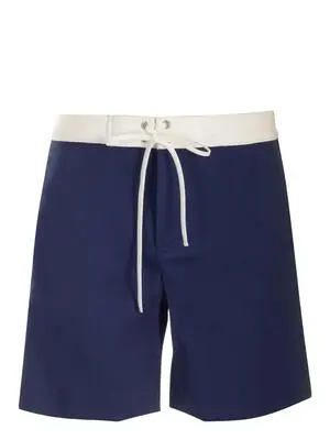 Miu Miu Satin Bermuda Shorts - Blue