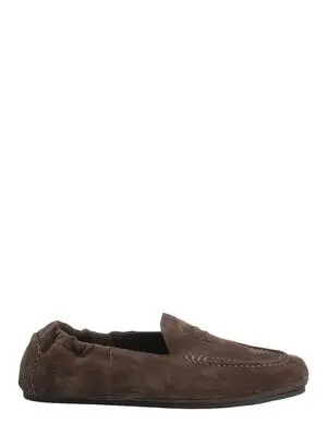 Celine Celine Men Adam Suede Moccasin Brown