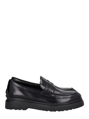TOD'S Leather Moccasin - Black