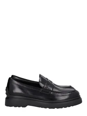 TOD'S Leather Moccasin - Black