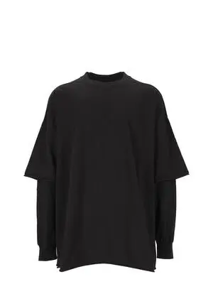 Rick Owens Rick Owens Drkshdw Men Tommy Hustler Sweatshirt Black