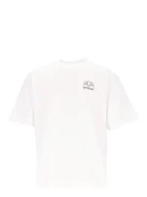Off-White Skate T-shirt Half Arrow - White
