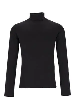 Celine High Neck Top - Black