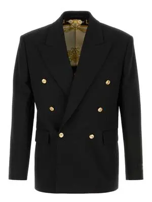 Versace Wool Blazer - Black