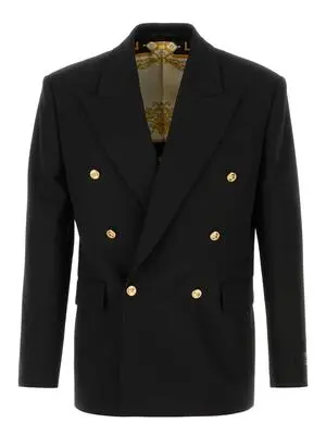 Versace Wool Blazer - Black